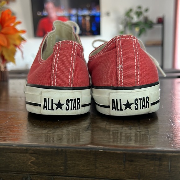 Converse | Shoes | Red Low Rise Converse | Poshmark